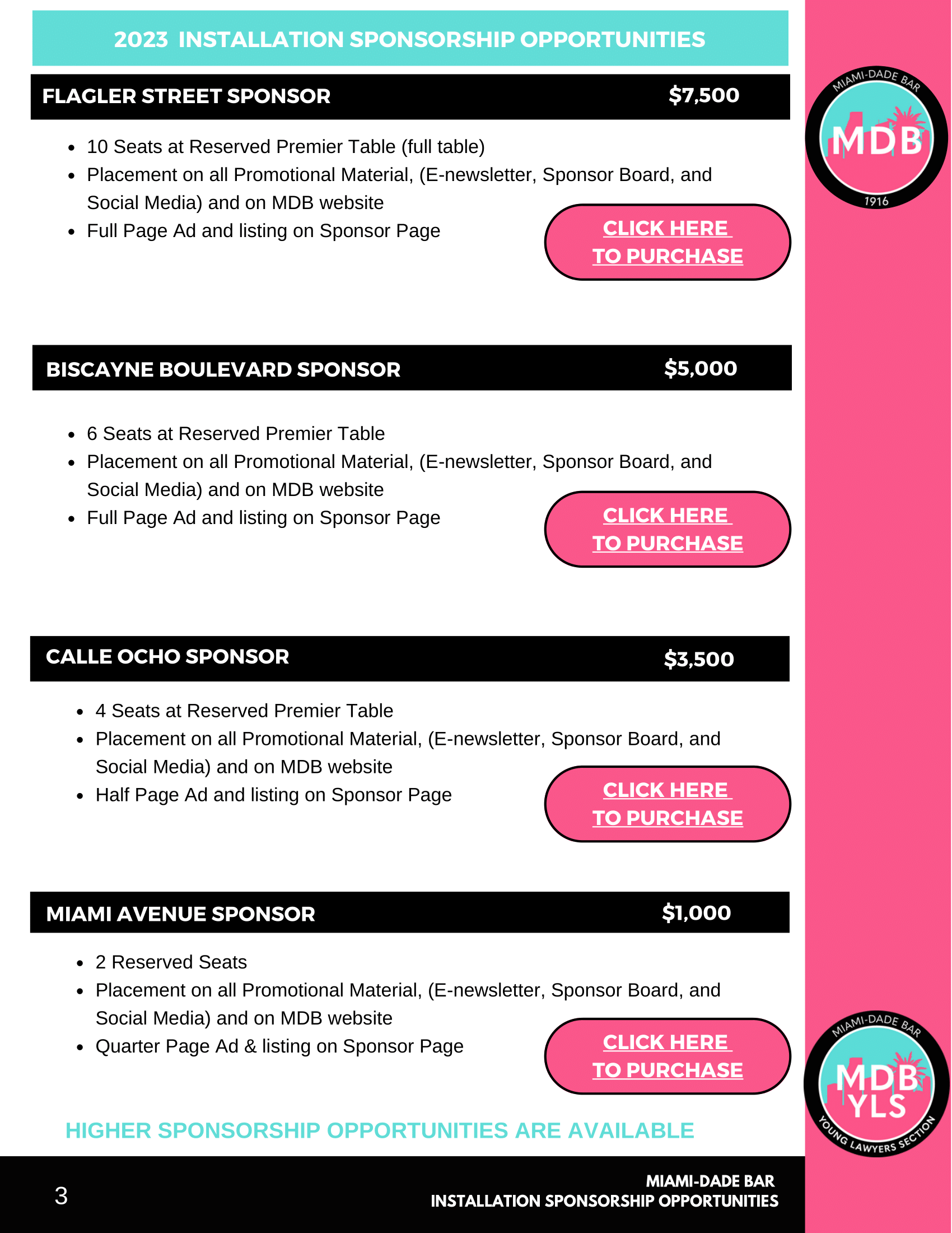 Gala Sponsorship | Miami Dade Bar